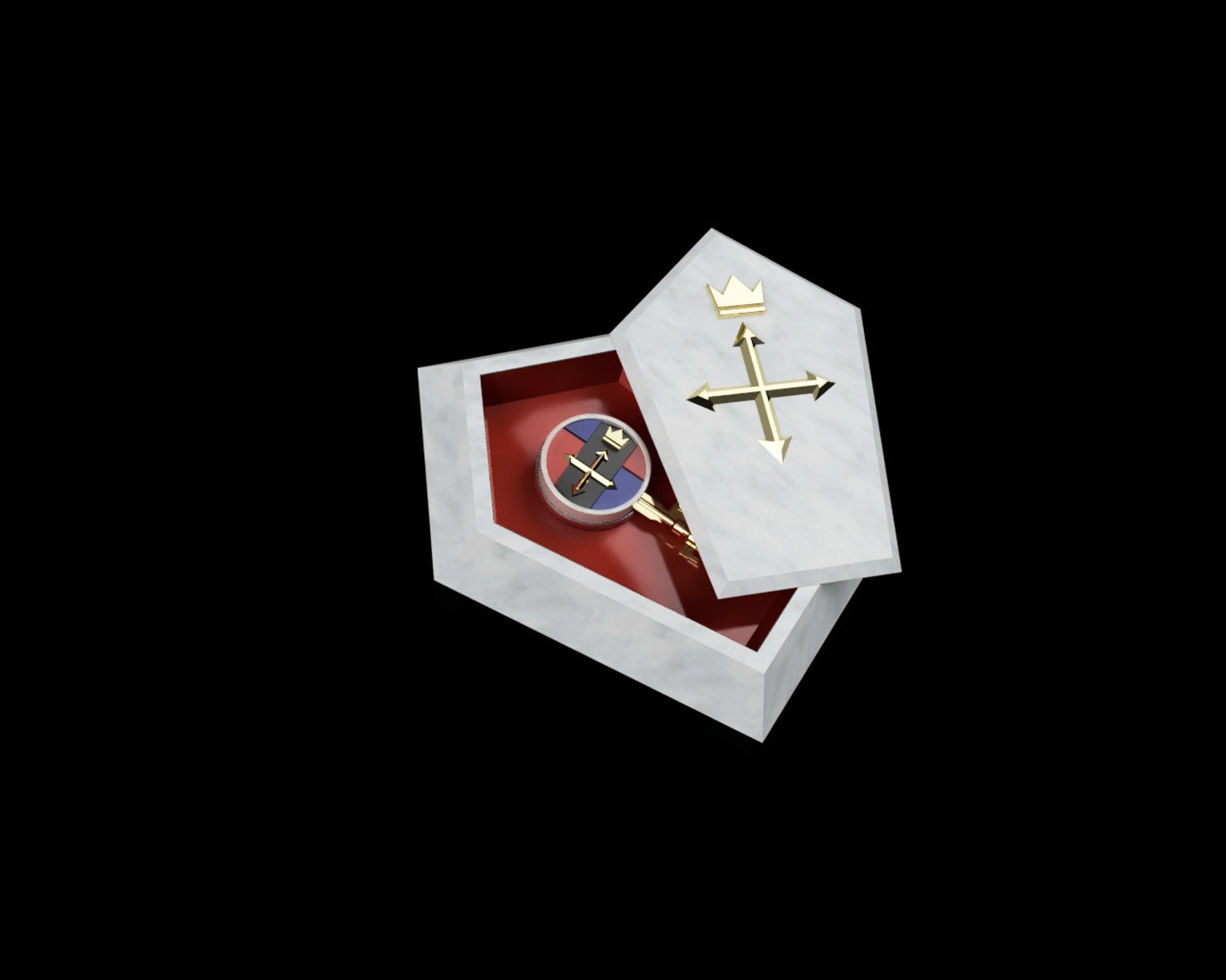 Voltron Inspired Lion Key and Display Box - STL 3d Print Files (digital ...