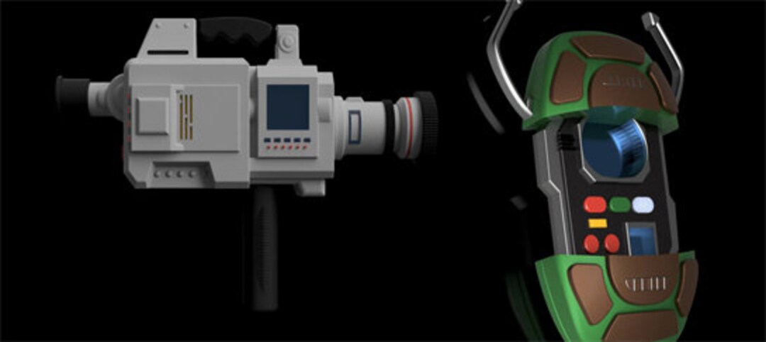 TMNT Inspired April O'neil Camera AND Turtle Communicator STL for 3d ...