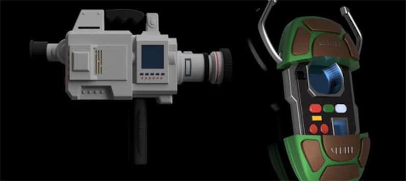 TMNT Inspired April O'neil Camera AND Turtle Communicator STL for 3d ...