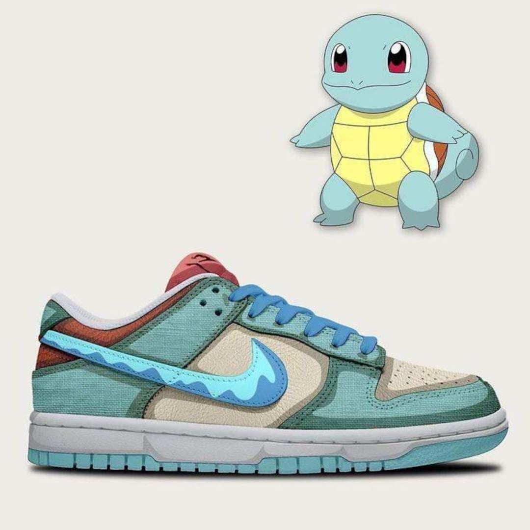 POKEMON Nike Dunks All SZ - Etsy