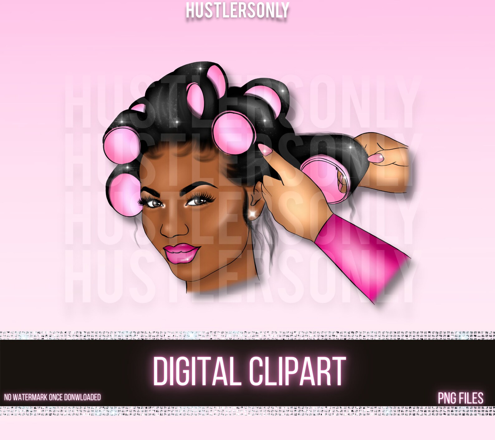 Clipart Cartoon Illustration Ski Mask Girl For Digital Logo Etsy