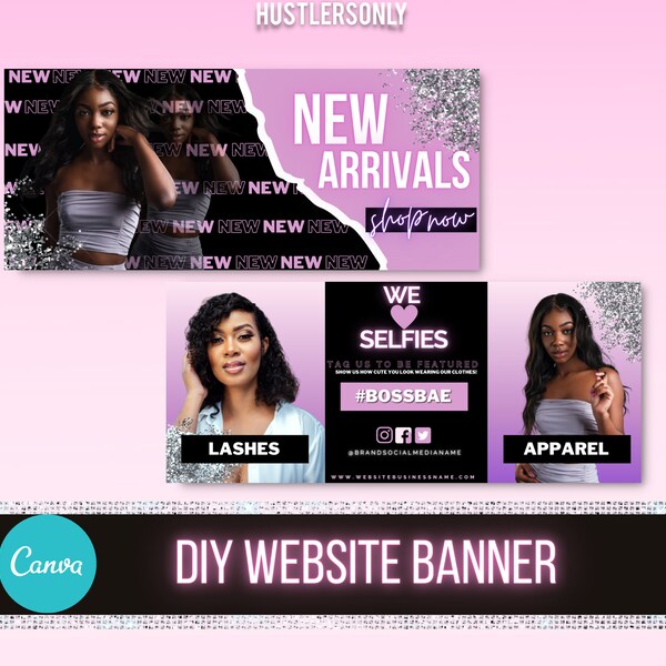 Purple Banner - Etsy