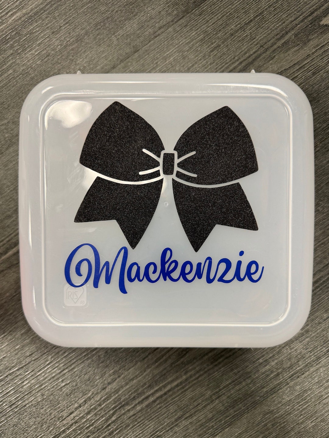 Personalized Cheer Bow Case, Cheerleader Bow Case, Cheer Bow Box, Cheer ...