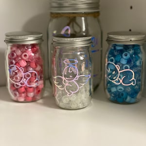 Decal and Beads ONLY for Personalized Labor and Delivery Jar. Keep ...