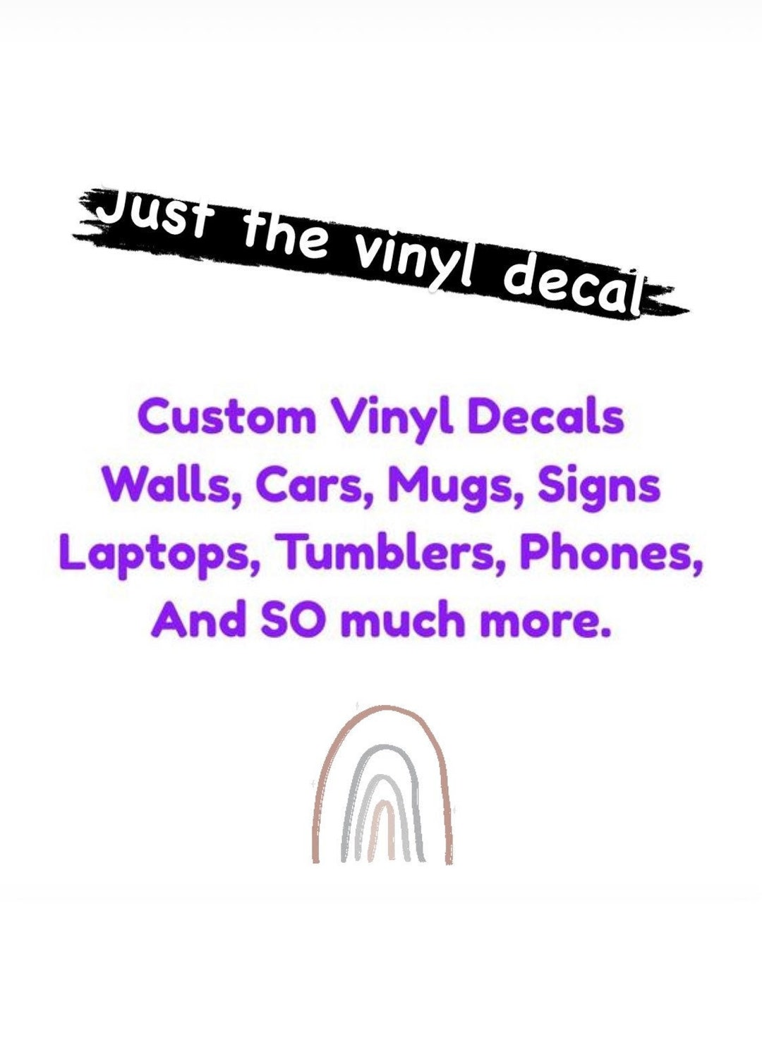 Custom Vinyl Decal- Decal- Car Decal- Vinyl Sticker- Create Your Own ...