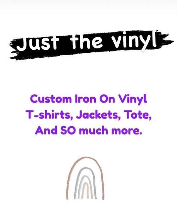 Custom Iron on Vinyl Decal Design Your Own Shirt Iron on | Etsy