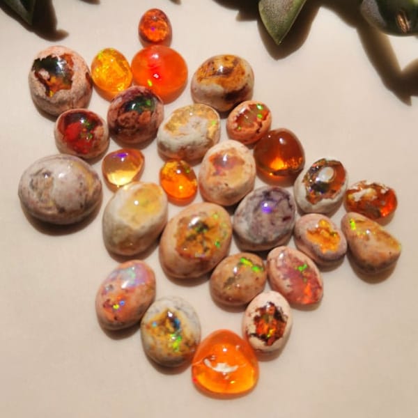 Mexican Fire Opal - Etsy