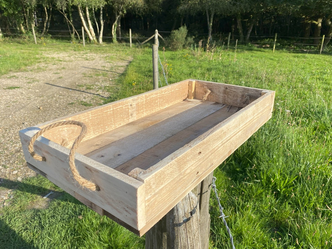 Rustic Direct Tray With Rustic Handles 40cm L X 30cm W - Etsy
