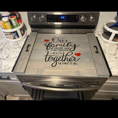 Hand Made Custom Stove Top Cover - Etsy