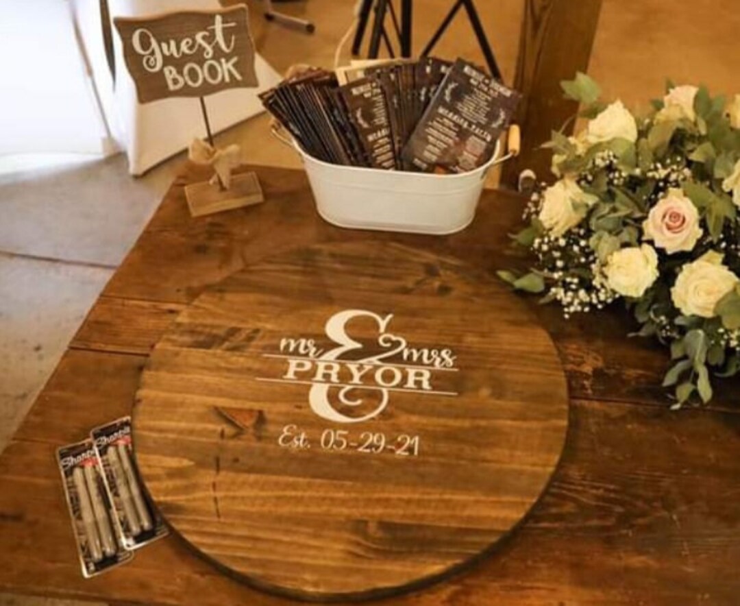 Wedding Guest Board Wooden Guest Book Guest Board Unique - Etsy