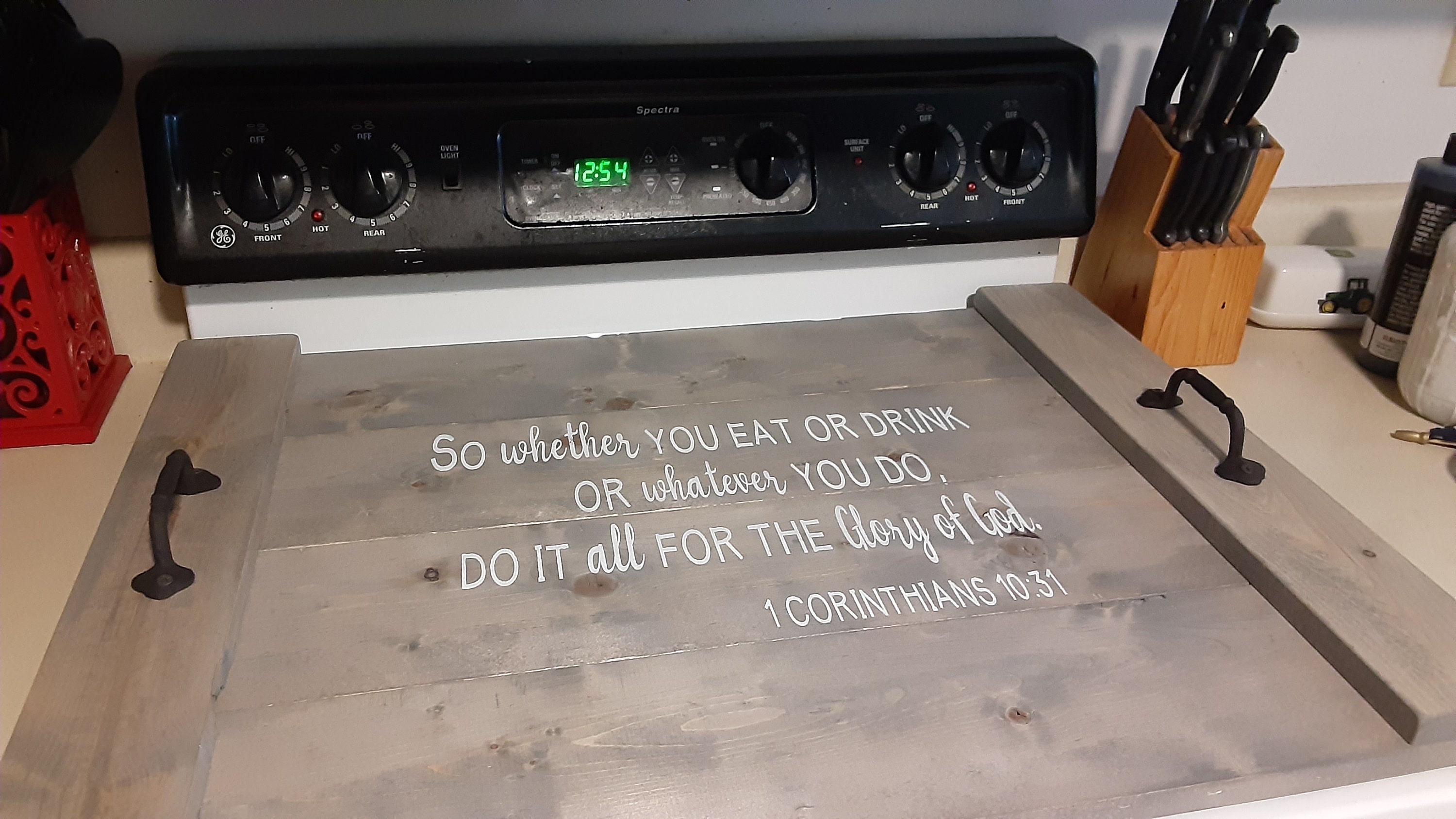 Hand Made Custom Stove Top Cover | Etsy