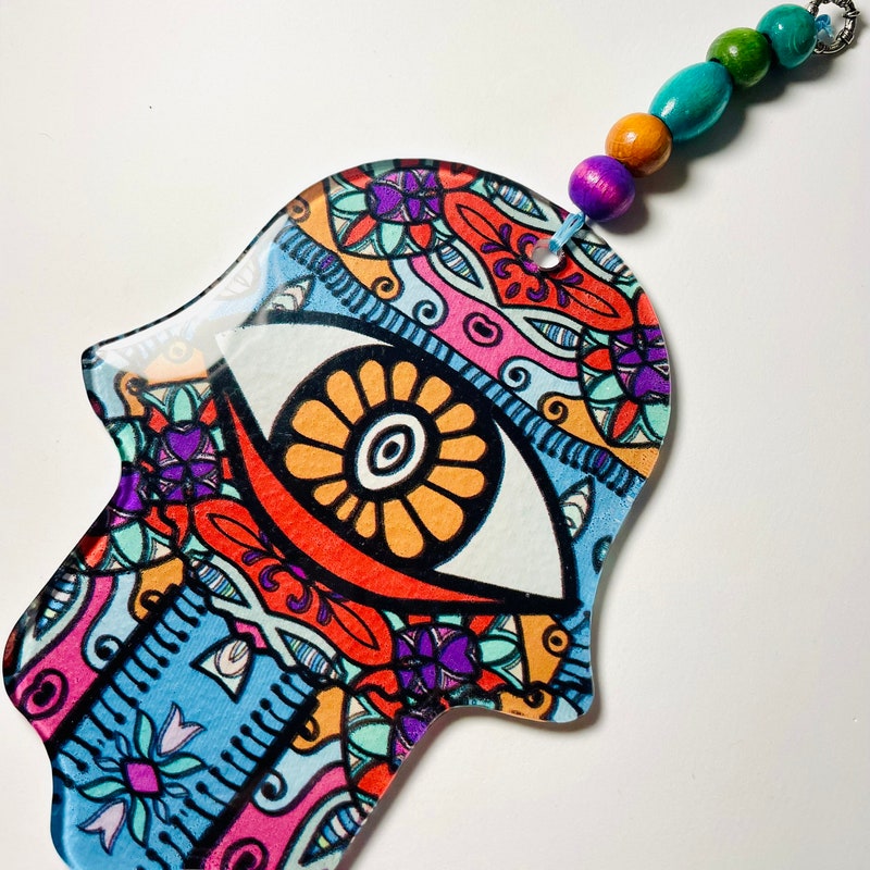 Israeli Hamsa Painting - Etsy