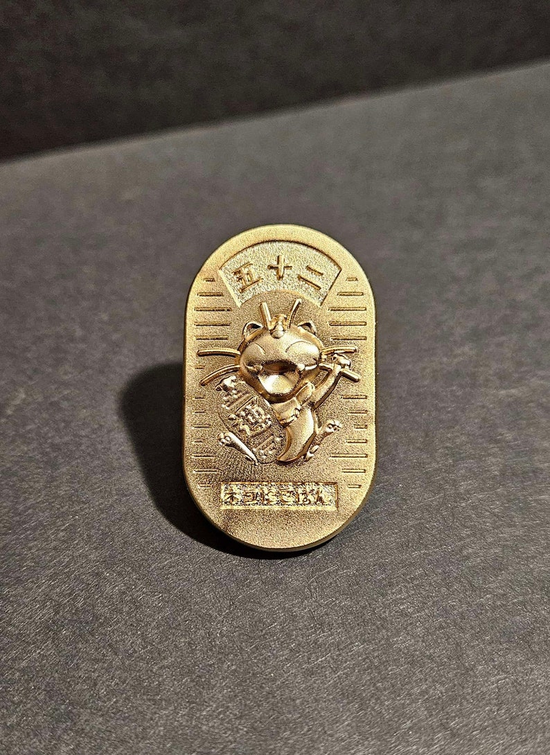 Maneki Meowth Coin - Etsy
