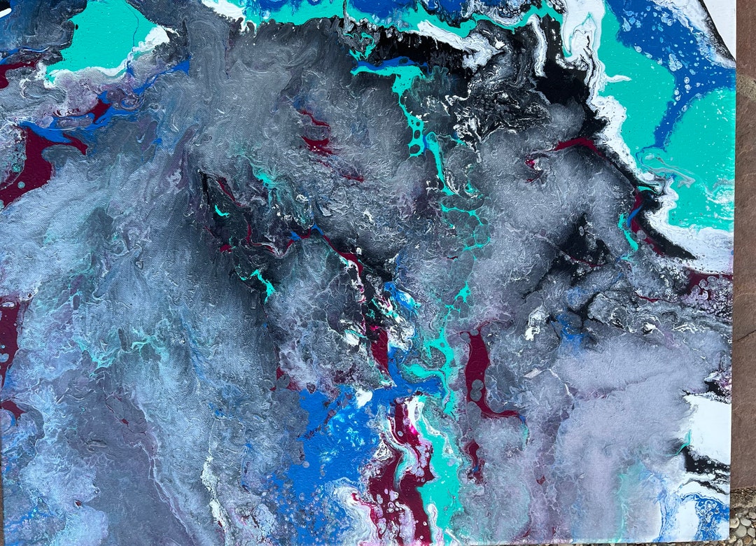 Original Painting, "red Tide" - Etsy