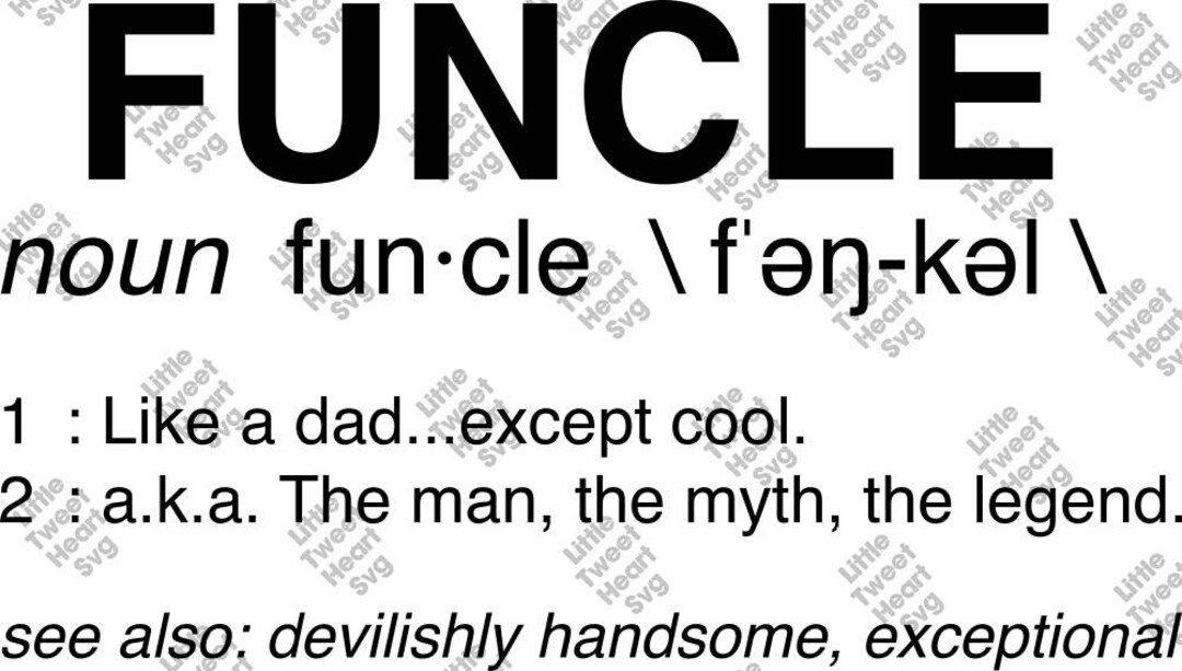 Funcle SVG, DXF, Png, Jpeg instant Download - Etsy