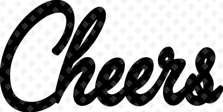 Cheers SVG, DXF, Png, Jpeg instant Download - Etsy