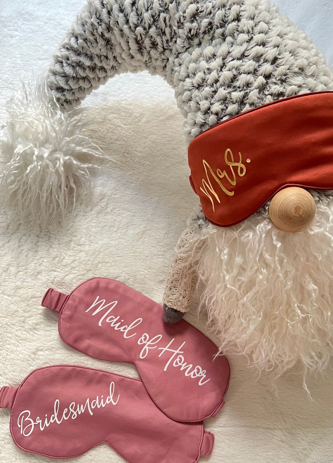 NEW!!! Sleep Mask for Bridal Party, Bridesmaid Sleep Mask, Custom Sleep ...