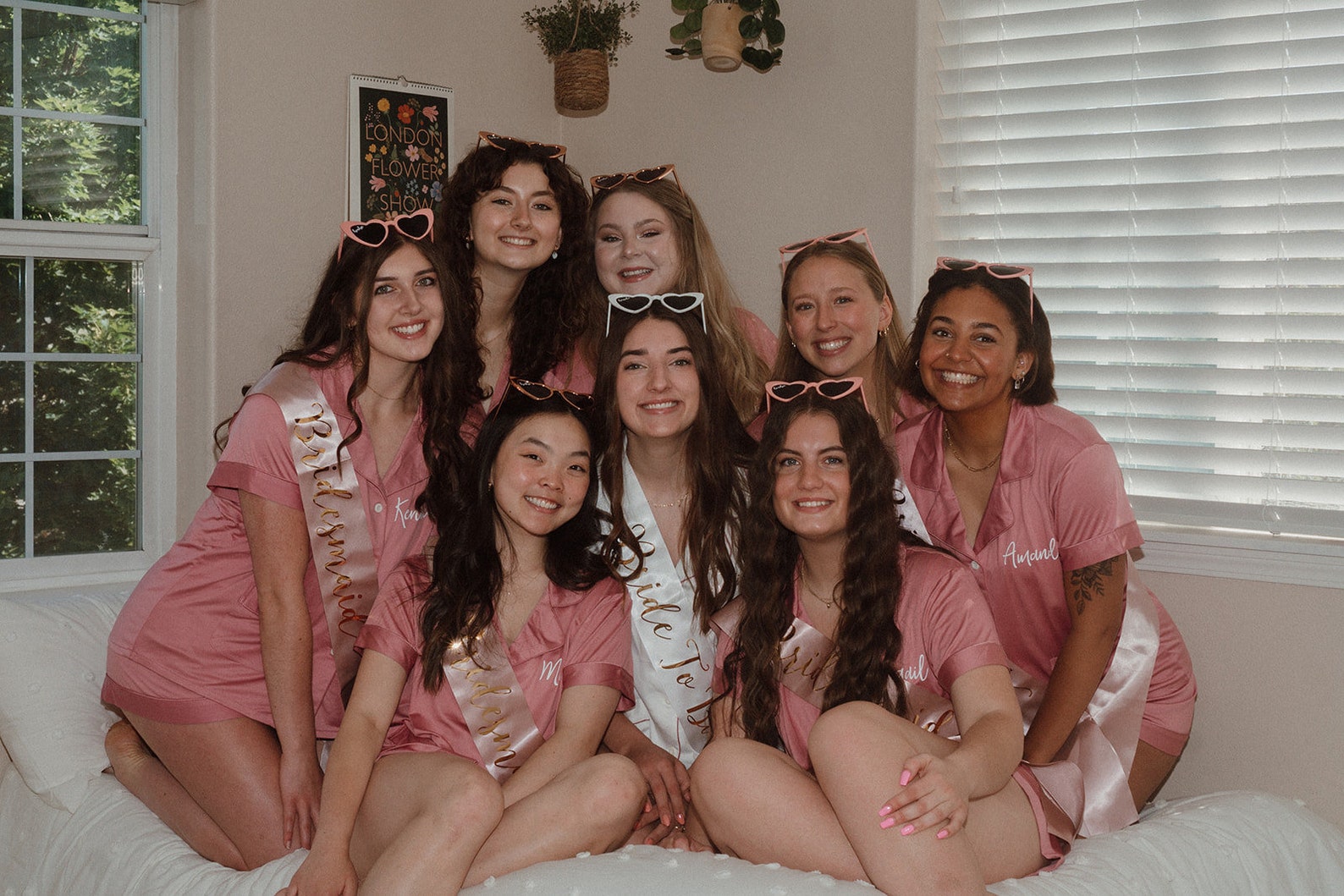 Soft And Stretchy Bridesmaid Pajamas Shorts Sets Pajamas Monogram Bridal Party Pjs Bridesmaid