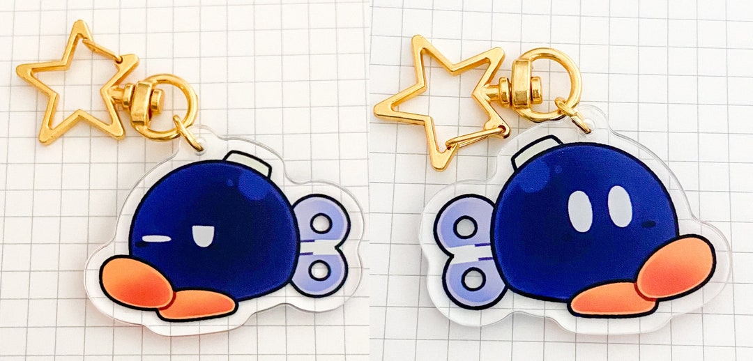 PAPER MARIO Bobby Acrylic Charm - Etsy