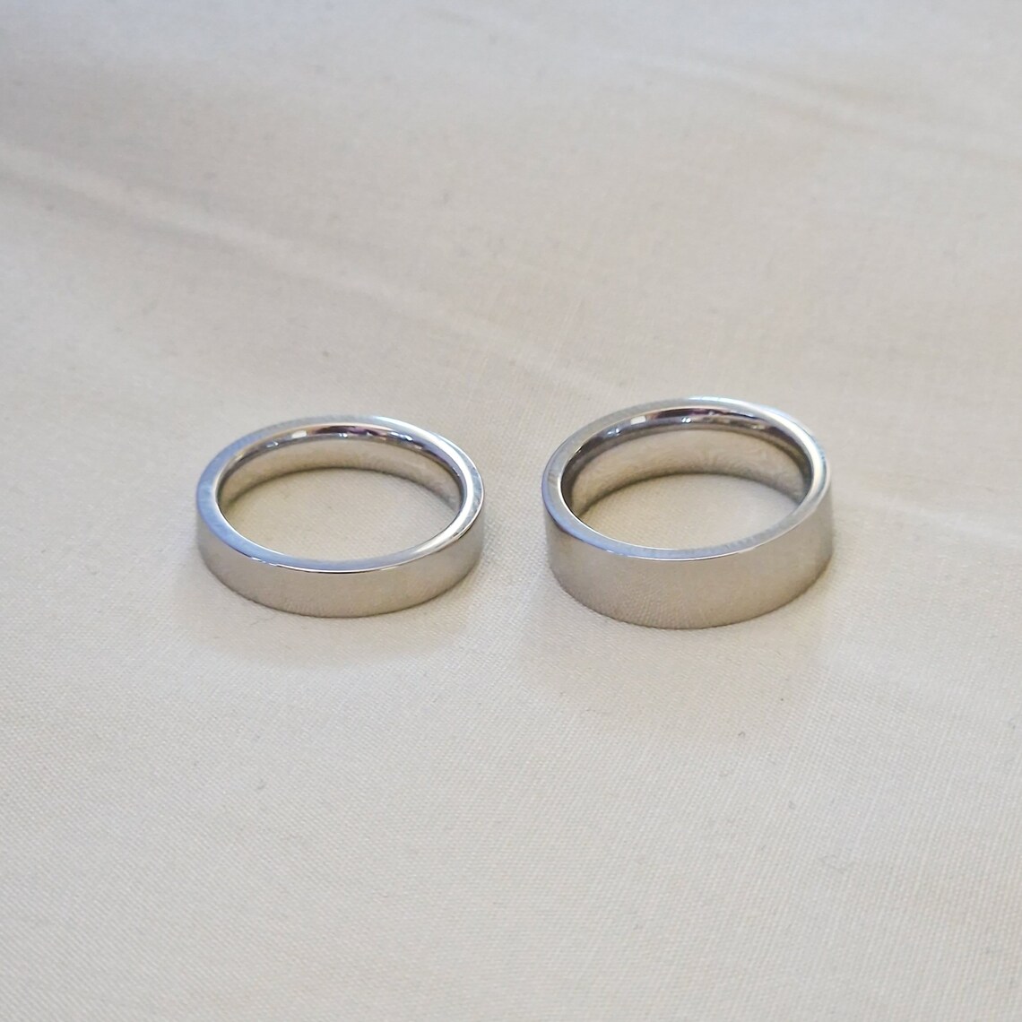 Personalised Yin and Yang Couples Rings Stainless Steel. - Etsy