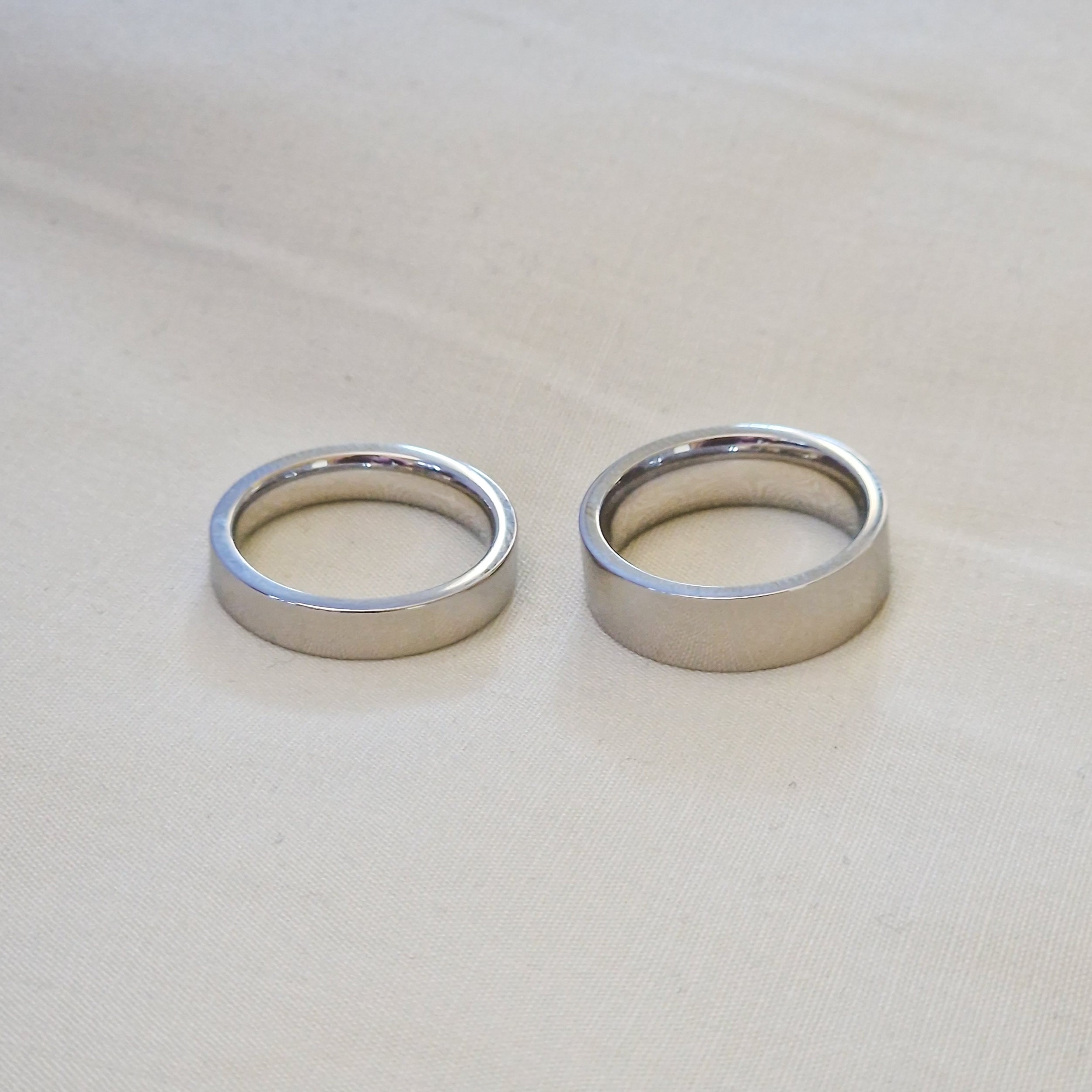 Personalised Secret Mesage Ring Custom Engraved 4/6mm - Etsy