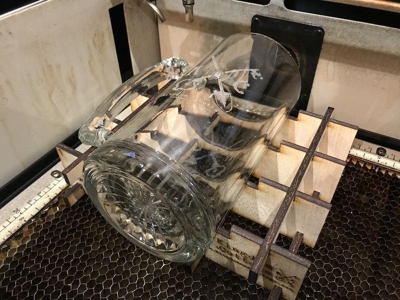Laser Engraving Jig for Water Bottles, Tumblers, Cylinders, & 26oz Beer ...
