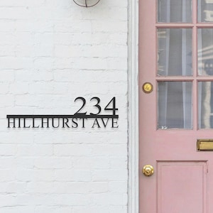 Metal Address Plaque ,custom House Number Sign ,metal Address Sign ...