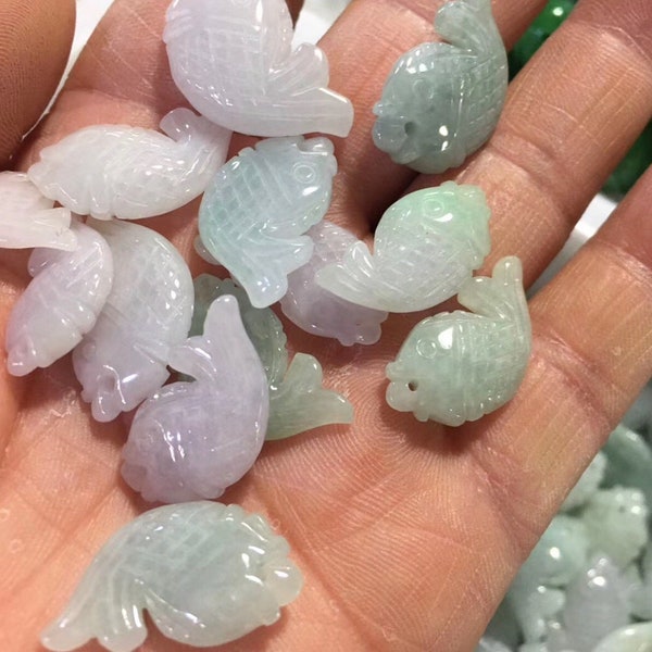 Fish Jade Pendant - Etsy