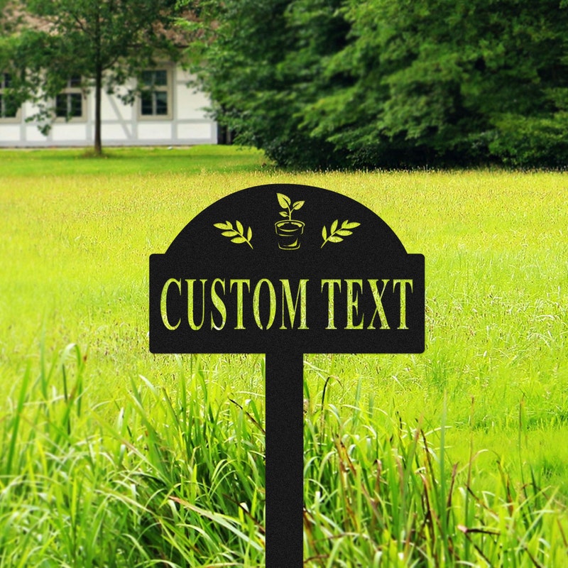 Metal Garden Signs - Etsy