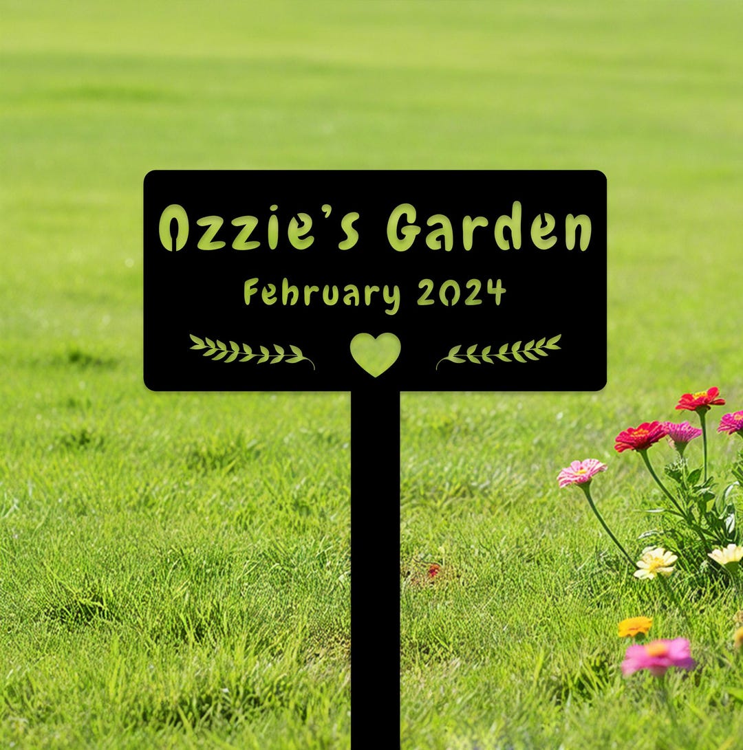 Custom Metal Tree Sign,tree Sign With Stake,memorial Tree Sign,tree ...