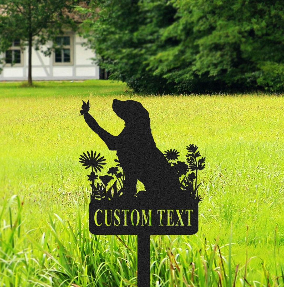 Custom Dog Memorial Stake,personalized Dog Garden Decor,dog Metal Sign ...