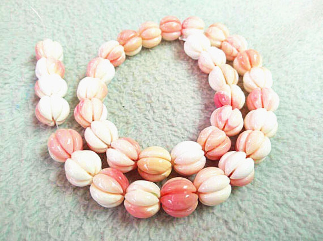 10pcs 8/10/12mm Natural Pink Queen Conch Shellpumpkin - Etsy