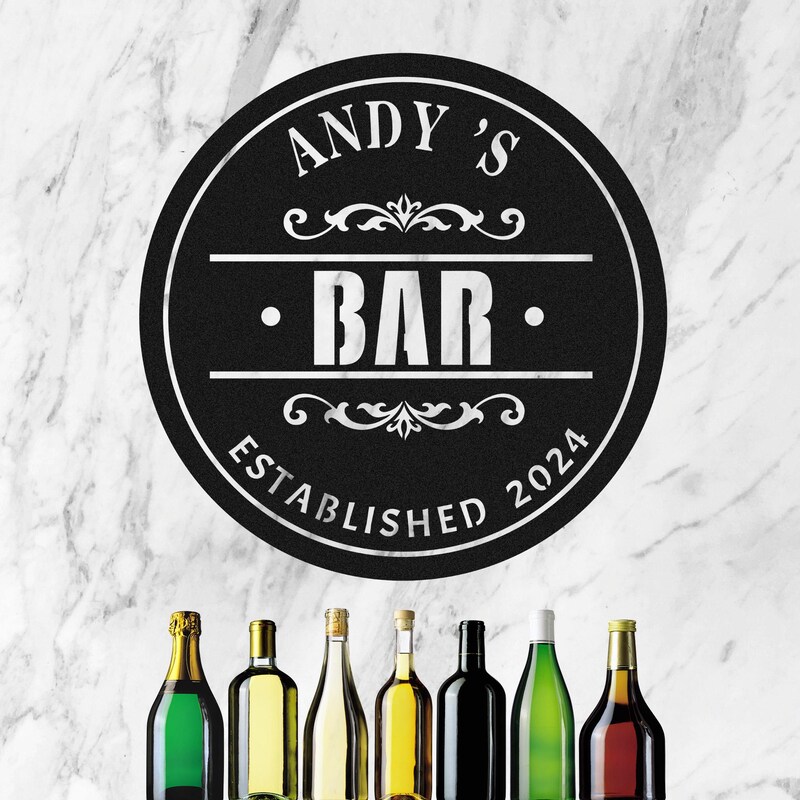Custom Bar Sign - Etsy