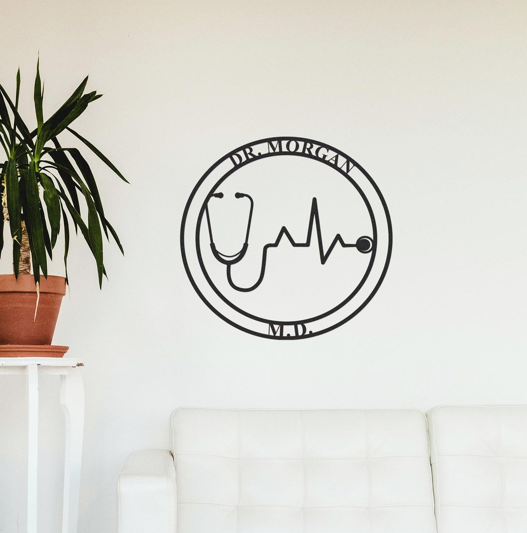Custom Metal Doctor Sign,personalized Metal Doctor Sign, Medical Door ...