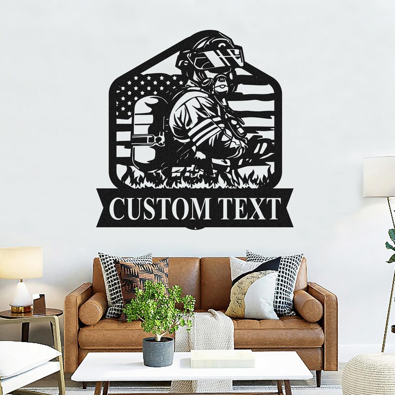 Firefighter Sign - Etsy