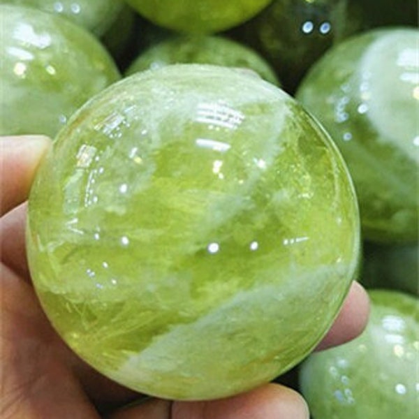 Green Jade Sphere - Etsy