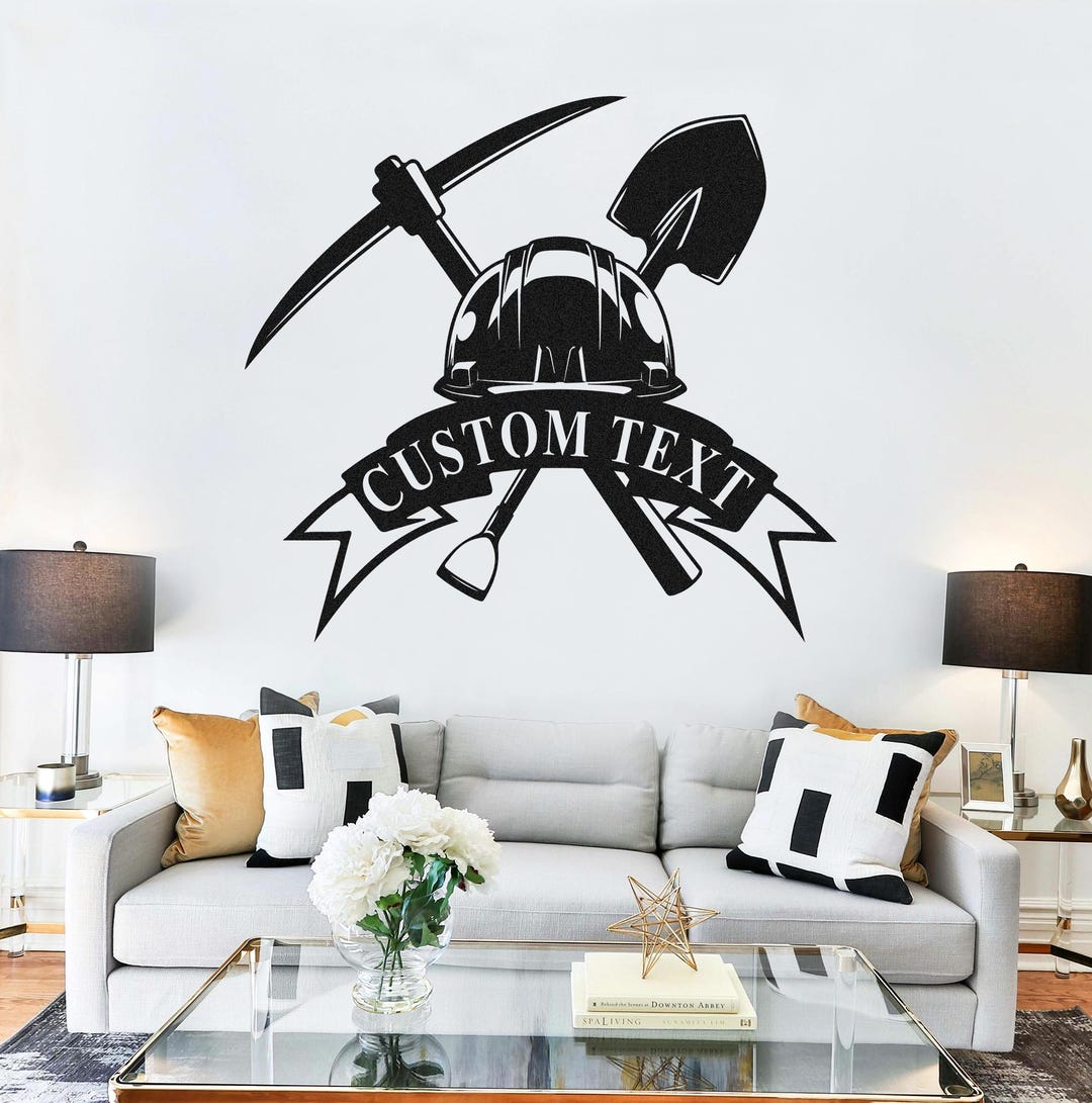 Custom Coal Miner Sign,coal Miner Metal Wall Art,personalized Miner ...