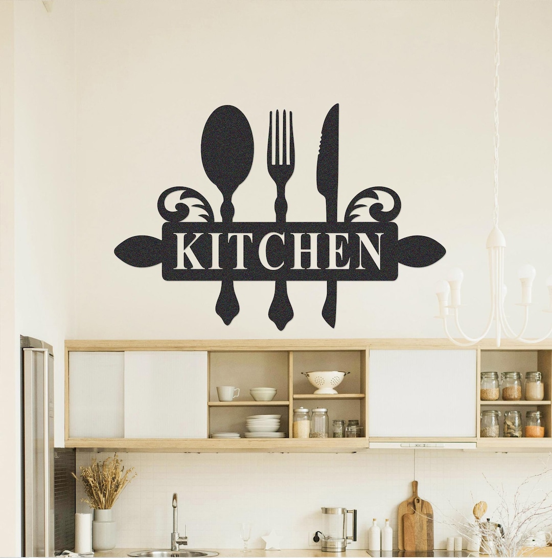 Kitchen Metal Sign, Kitchen Decor,kitchen Wall Art,kitchen Gift,kitchen ...