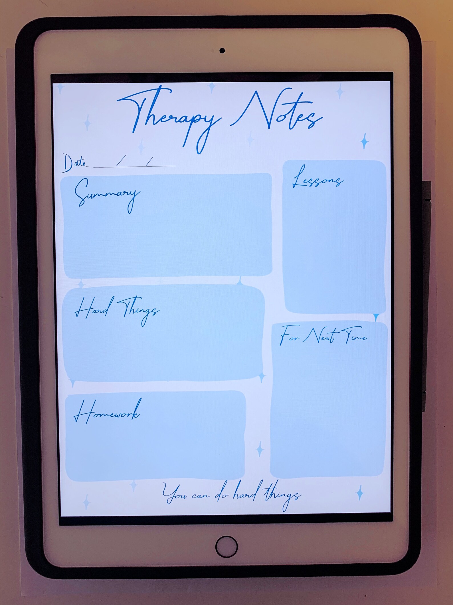 Therapy Notes Printable Therapy Journal Printable Download Therapy ...