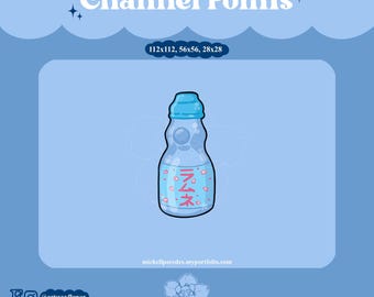 Soju Sakura Bottle | Emote | Channel Point | Badge | for Twitch ...