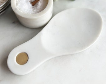 Spoon Rest in Marble - Etsy