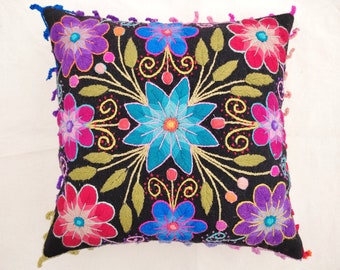 Peruvian Embroidered Belt Floral IVORY Natural Organic Dyes - Etsy