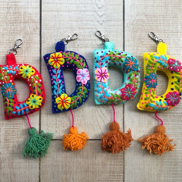 Alphabet Keychain - Etsy