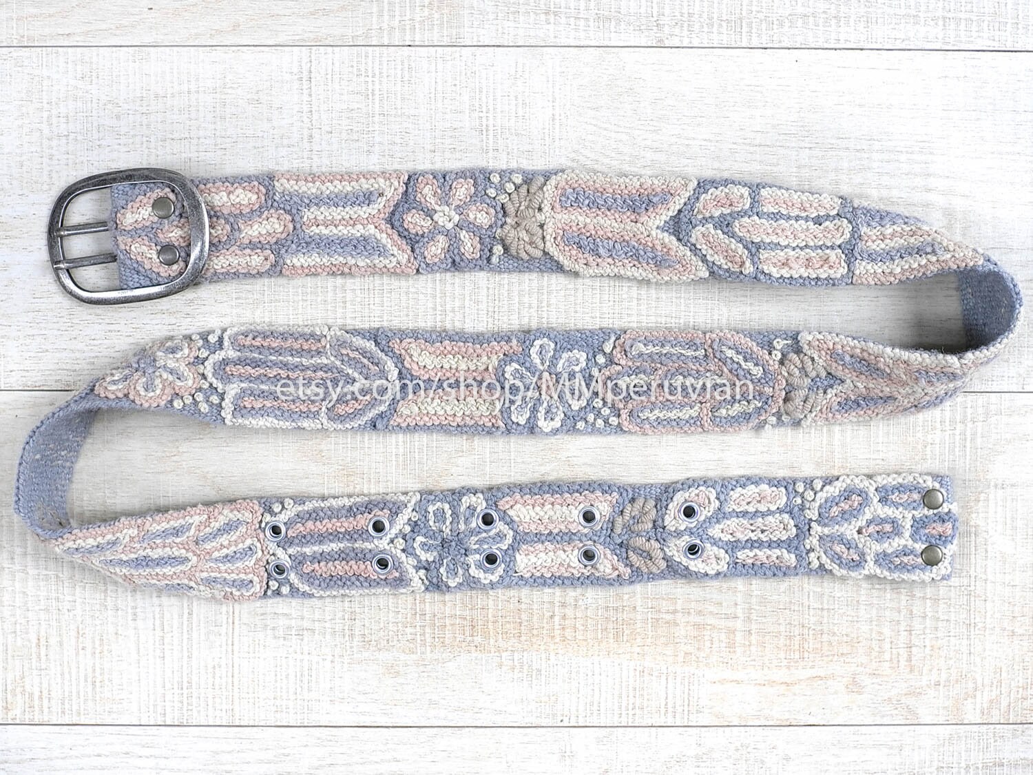 Hand Embroidered Belt Floral Brown Wool Embroidered Belts | Etsy