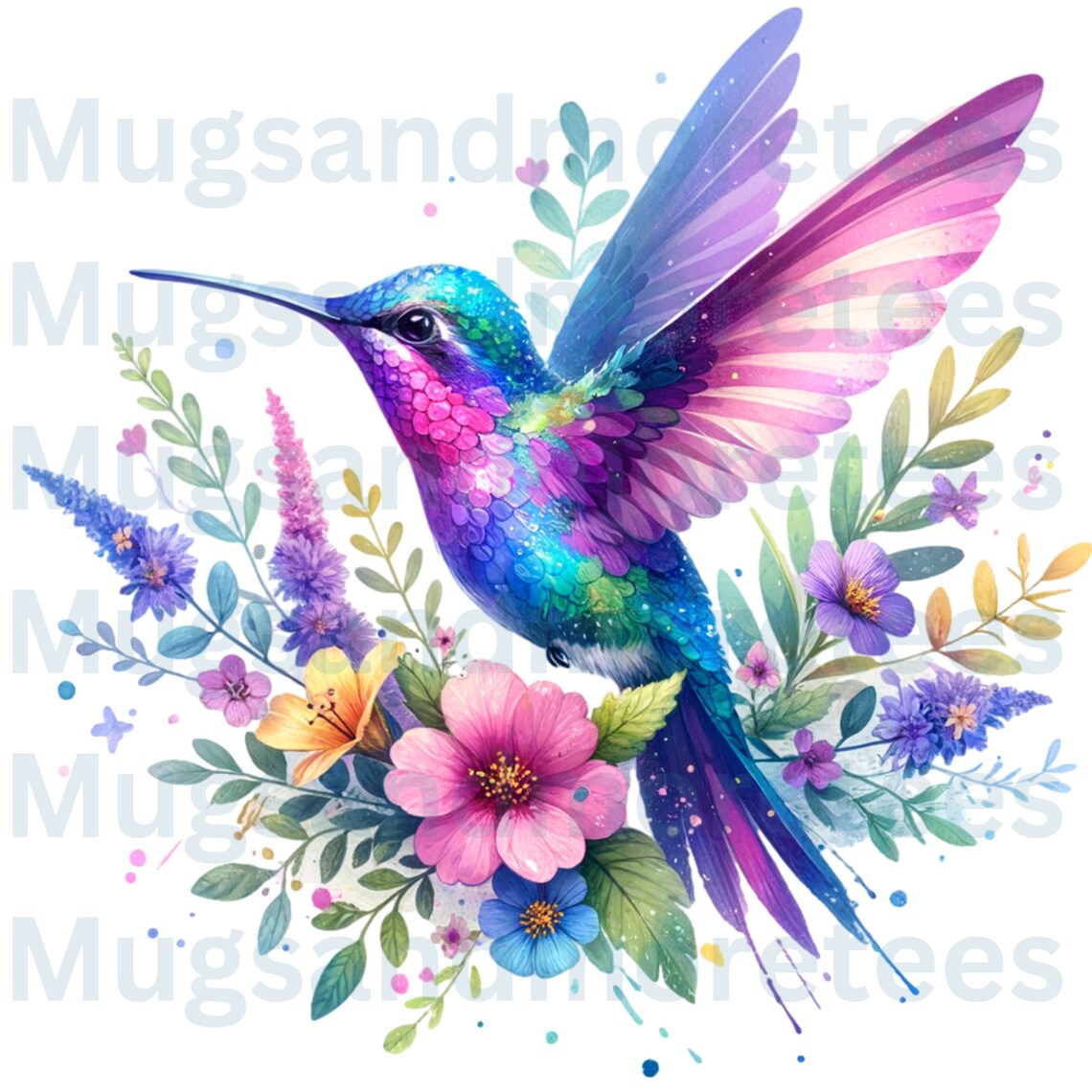 Imágenes prediseñadas de la colección de colibríes de acuarela, PNG de ...