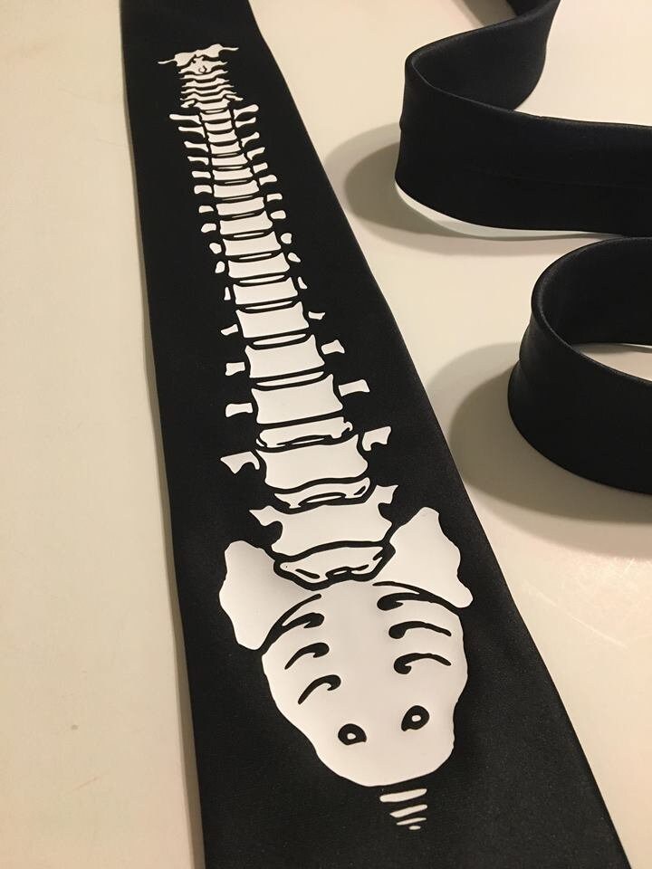 Spine Necktie, Vertebral Column, Cool Tie, Great Gift - Etsy