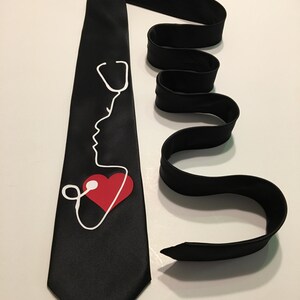 Nurse Necktie, Doctor, Fun, Great Tie, Stethoscope, Heart, Medicine Tie ...