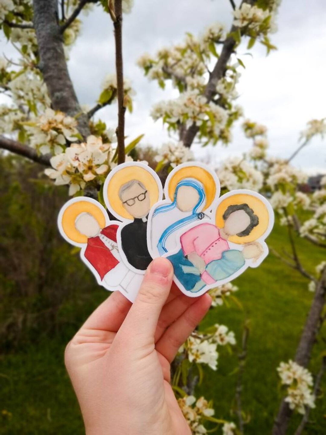 Modern Saints Sticker Bundle, Catholic Stickers, Sticker Bundle, Saint ...