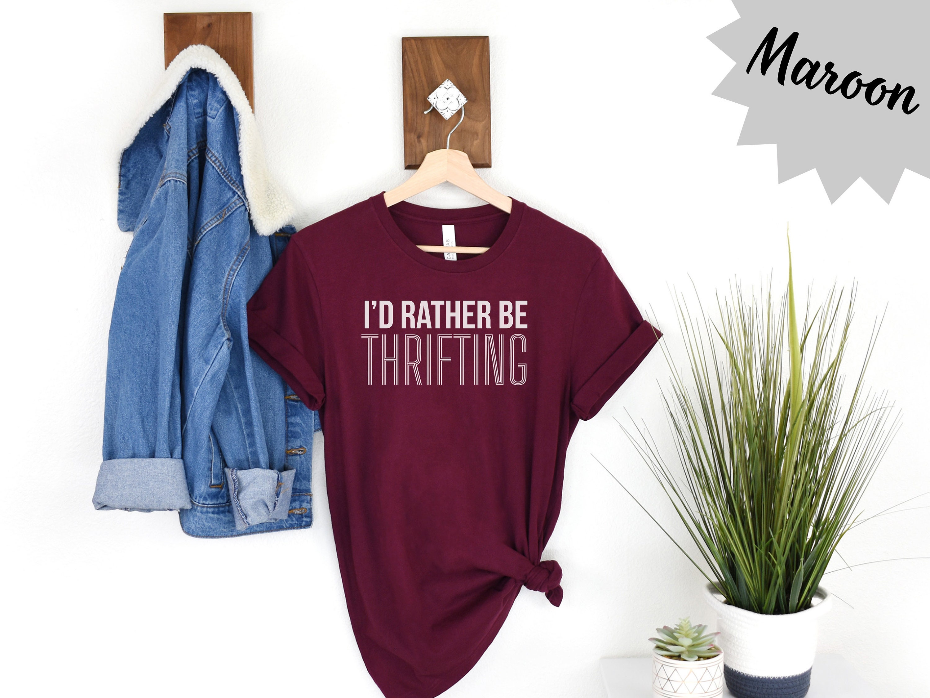 Funny Thrifting Shirts for Thrifters, Id Rather Be Thrifting, Thrift T ...