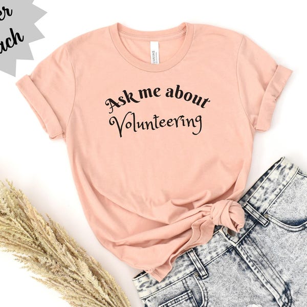 Volunteer Tshirt - Etsy